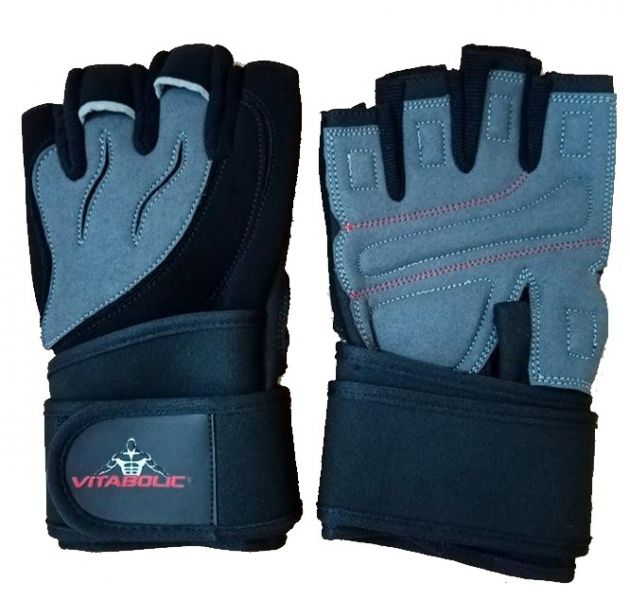 Manusi Performance Grip negre-gri - Accesorii sală - Vitabolic ...