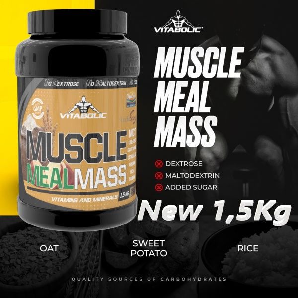 Muscle Meal Mass 1500g - Masă musculară - Vitabolic - Magazin online ...