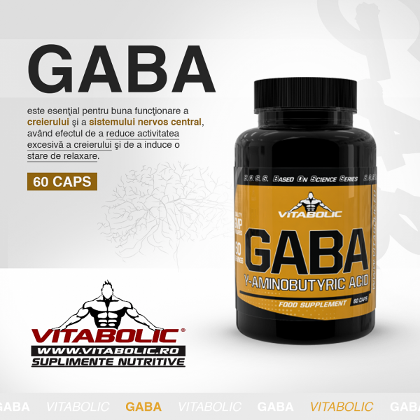 GABA 60 caps - Stimulatoare hormonale - Vitabolic - Magazin online ...