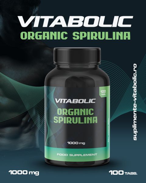 Organic Spirulina 100tab - Vitamine şi minerale - Vitabolic - Magazin ...