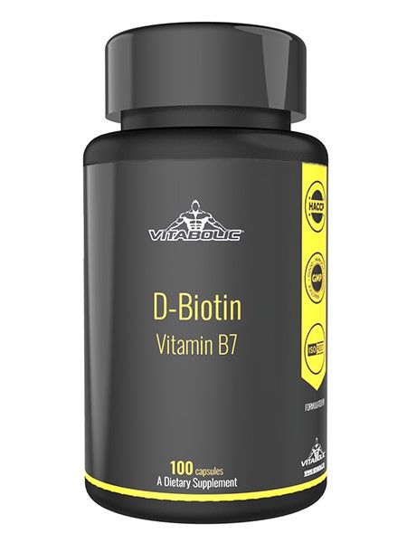 D-Biotin Vitamin B7 100 caps - Vitamine şi minerale - Vitabolic ...